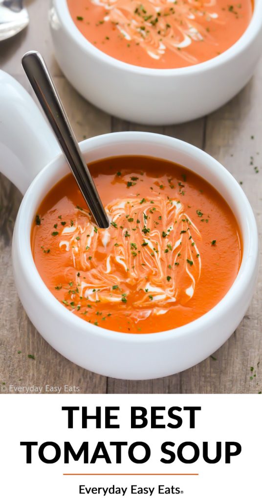 Best-Creamy-Tomato-Soup-Pin - Everyday Easy Eats
