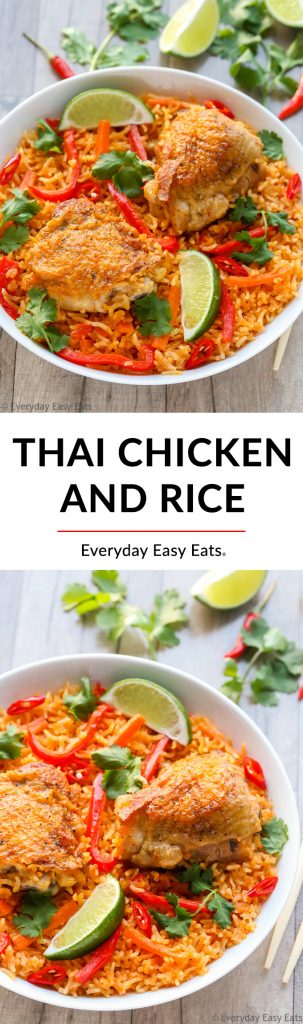 Thai Spicy Chicken and Rice | Everyday Easy Eats
