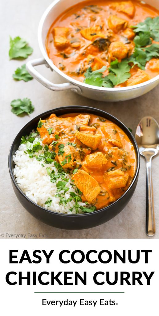 Indian-Coconut-Chicken-Curry-Pin - Everyday Easy Eats