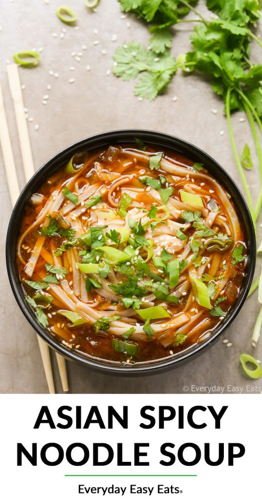 Asian-Spicy-Noodle-Soup-Pin - Everyday Easy Eats